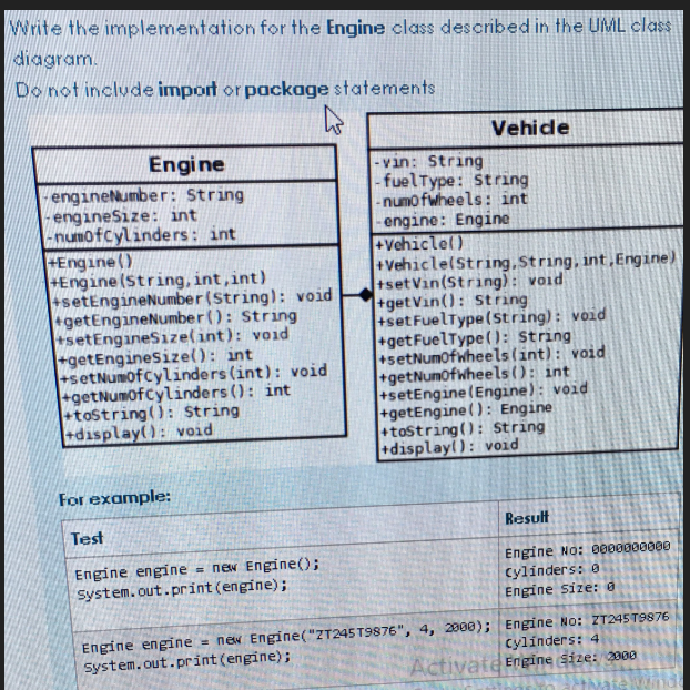 Solved Implement In Java Oop To Match The Results Using 2523