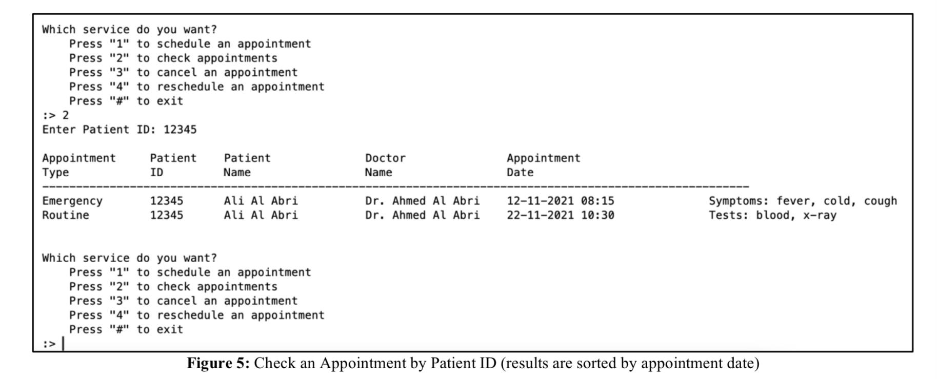 Solved Java... Read the initial appointments records from a | Chegg.com