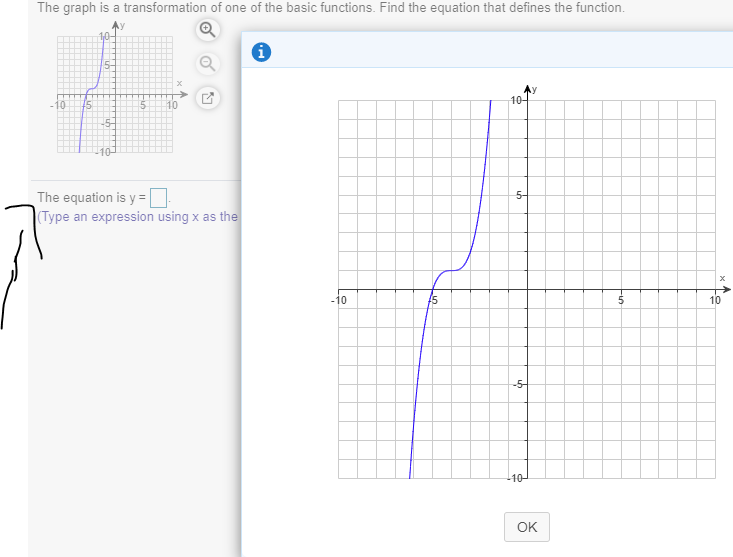 Solved The graph of the function is formed by applying the | Chegg.com
