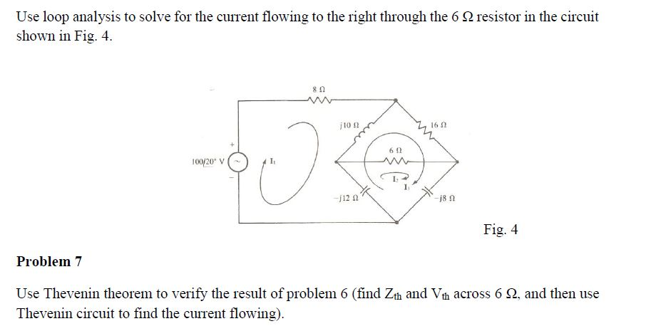 Solved Use loop analysis to solve for the current flowing to | Chegg.com