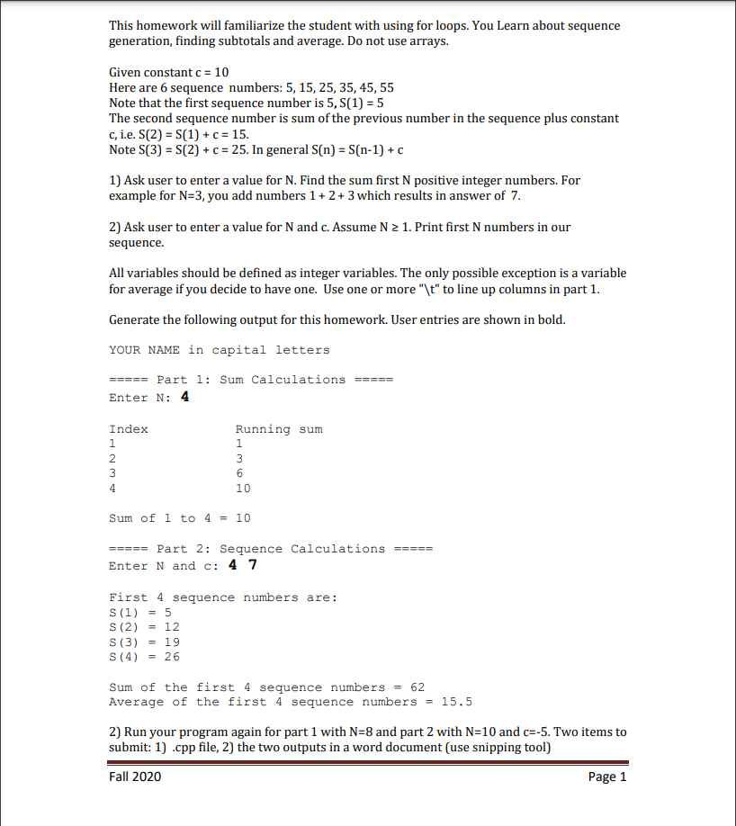 Solved This homework will familiarize the student with using | Chegg.com