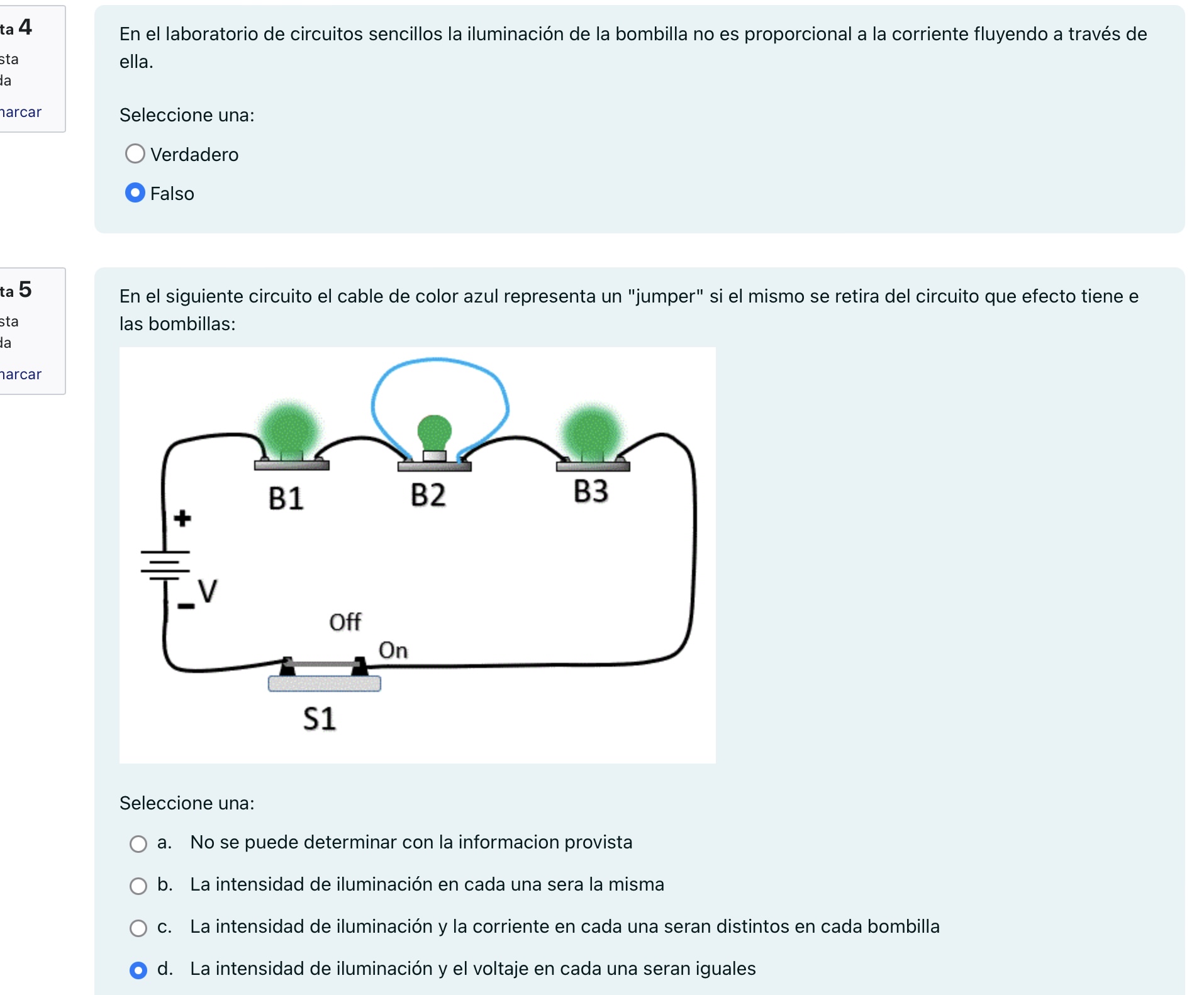 Solved En el laboratorio de circuitos sencillos la | Chegg.com