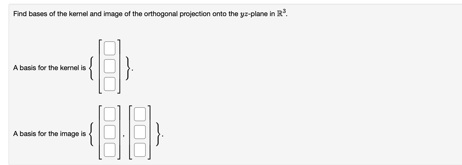 Solved Find bases of the kernel and image of the orthogonal | Chegg.com