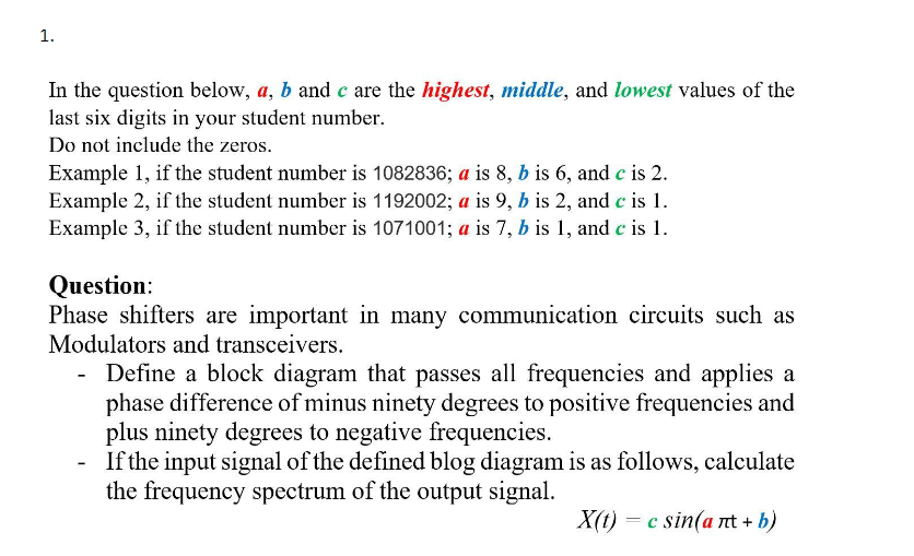 Solved In the question below, a,b and c are the highest, | Chegg.com