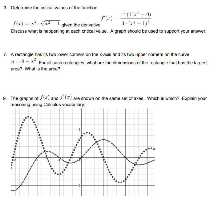 Solved 3. Determine the critical values of the function 22 | Chegg.com