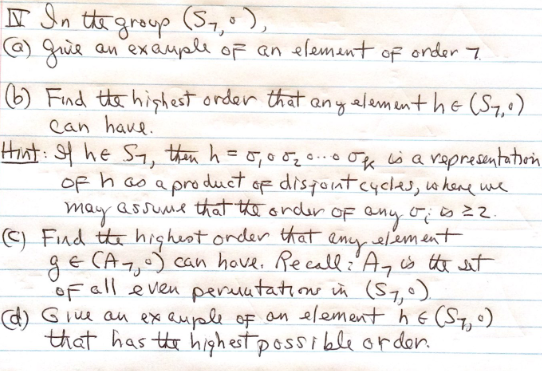 Solved Abstract Algebra question, please be detailed and | Chegg.com