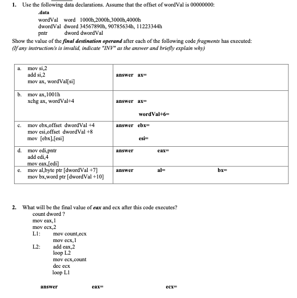 Solved Solve Q1 ﻿and Q2 ﻿ in detailUse the following data | Chegg.com