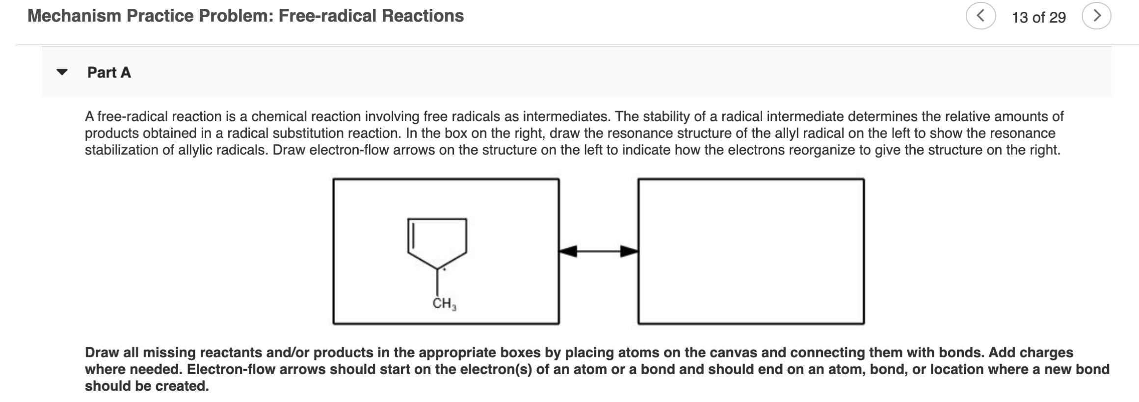 Solved Mechanism Practice Problem: Free-radical Reactions 13 | Chegg.com