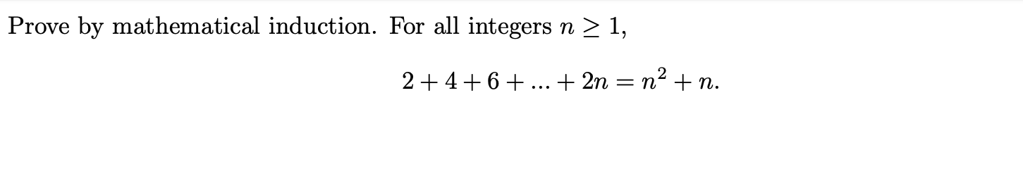 Solved Prove by mathematical induction. For all integers | Chegg.com