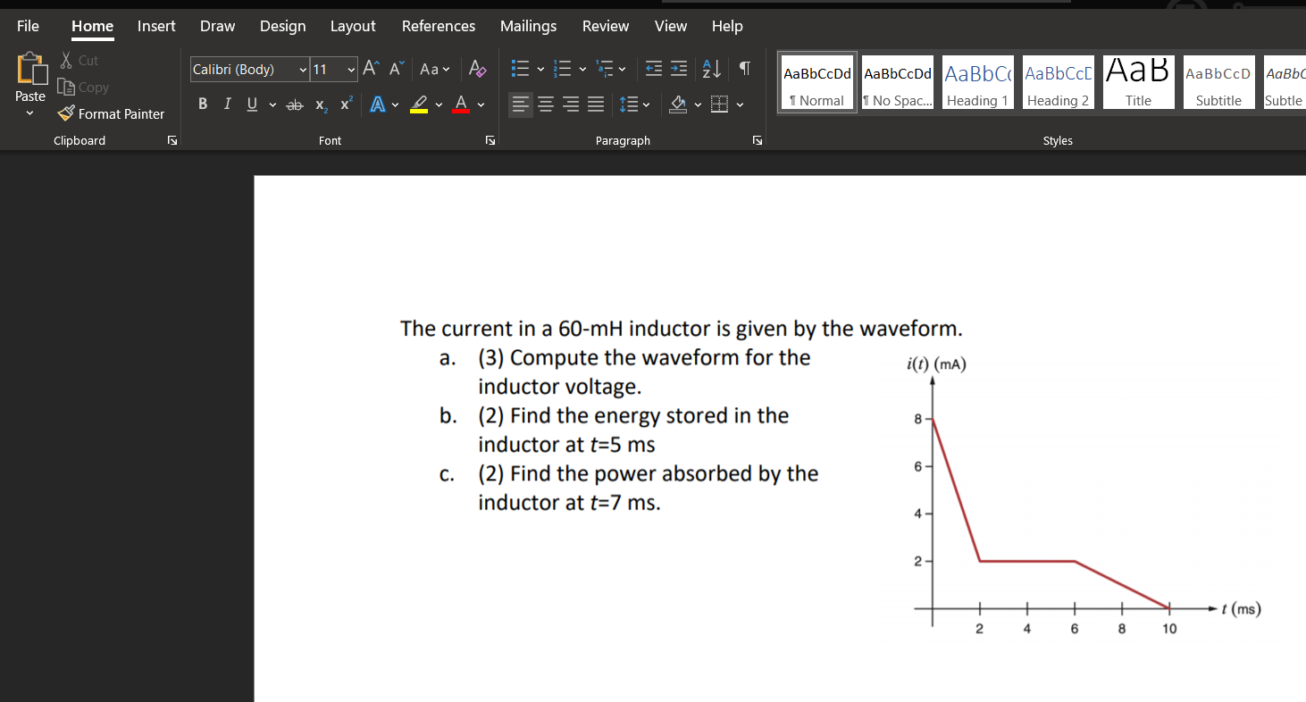 Solved File Home Insert Draw Design Layout References | Chegg.com