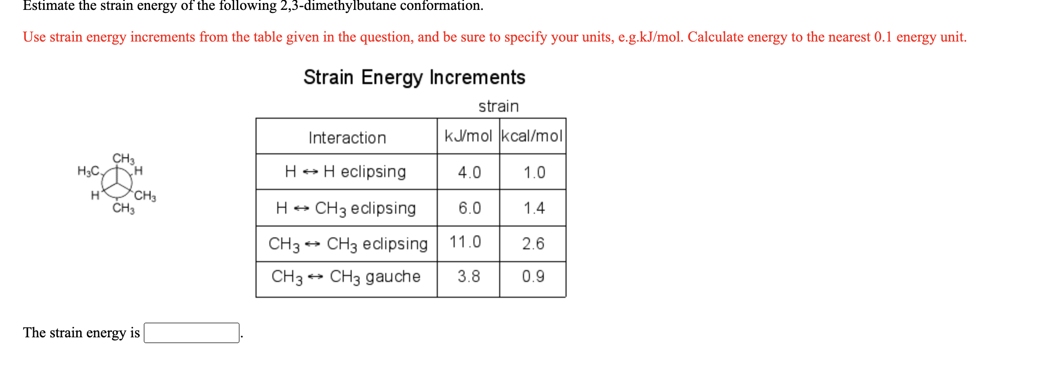 Solved The barrier to C-C bond rotation in ethanol | Chegg.com