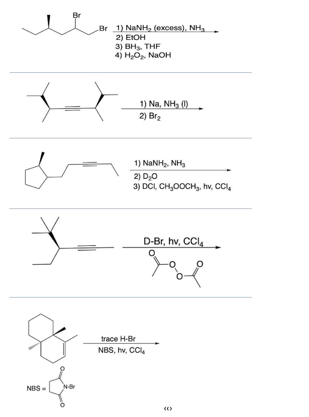 Solved 1) NaNH2 (excess), NH3→ 2) EtOH 3) BH3, THF 4) | Chegg.com