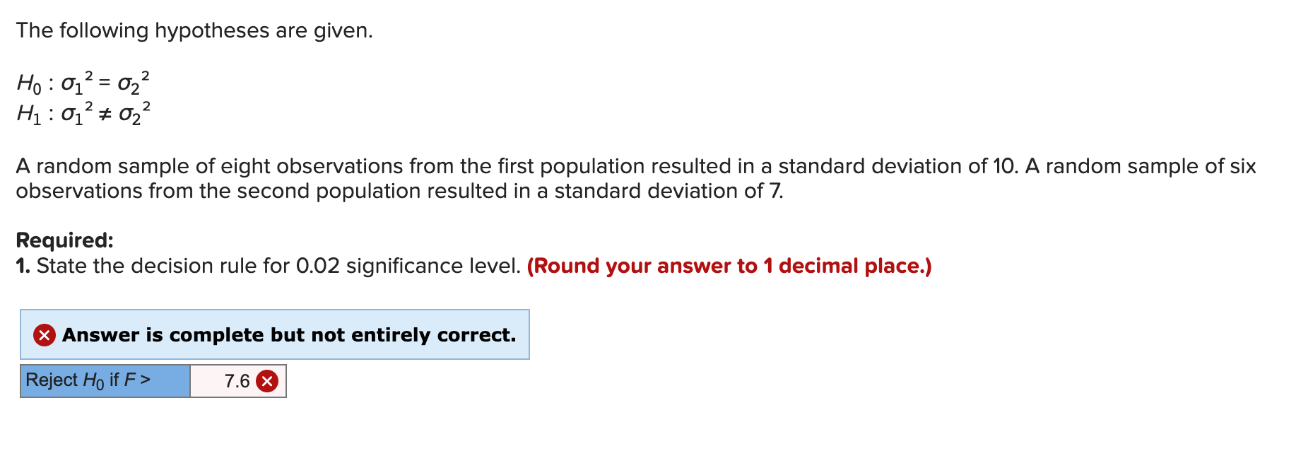 Solved The following hypotheses are given. | Chegg.com