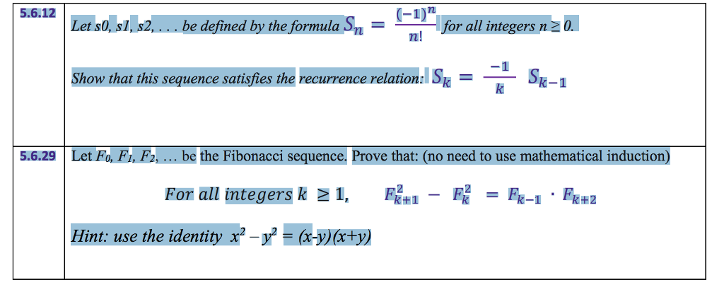 Solved 5.6.12 Let s0, s1, s2, . . . be defined by the | Chegg.com