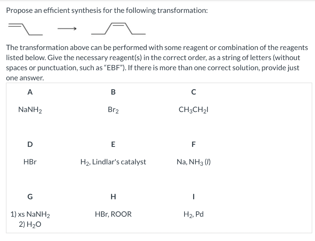 Solved Propose an efficient synthesis for the following | Chegg.com
