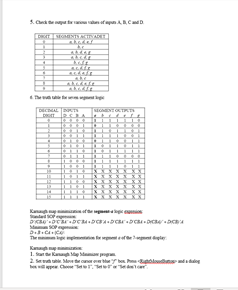 Design a Seven Segmeat Decoder using Logisim | Chegg.com