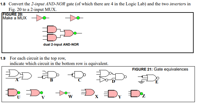 Solved Convert the 2-input AND-NOR gate (of which there are | Chegg.com