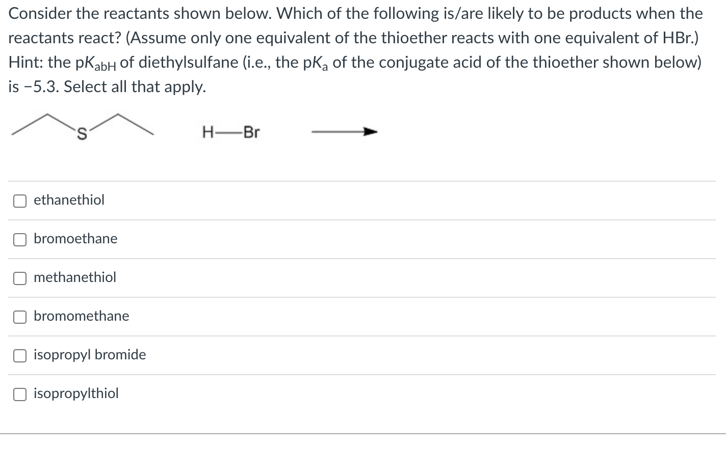 Solved Consider the reactants shown below. Which of the | Chegg.com
