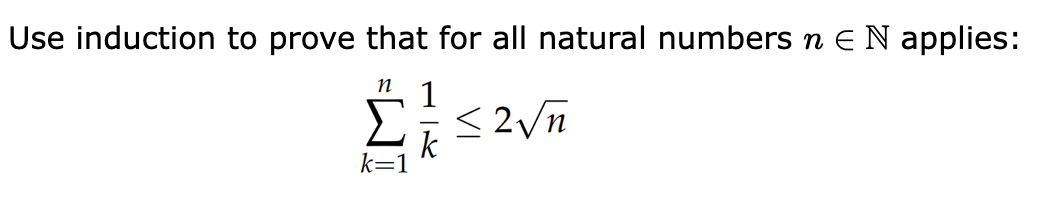 Solved Use induction to prove that for all natural numbers | Chegg.com