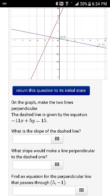 Solved (1 point) Find the unique solution to this system of | Chegg.com