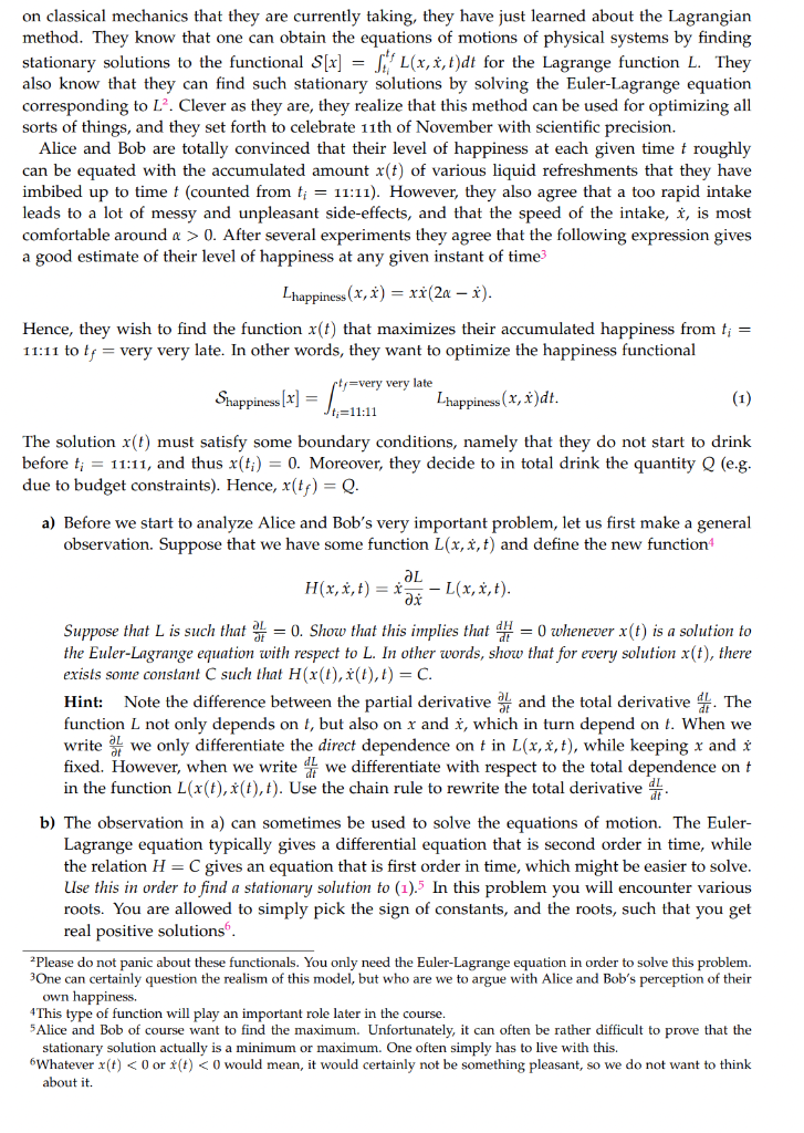 Solved on classical mechanics that they are currently | Chegg.com