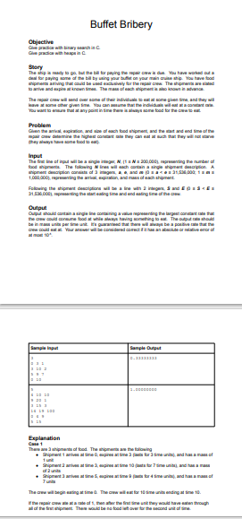 Solved Story The ship is ready to go, but the bill for | Chegg.com