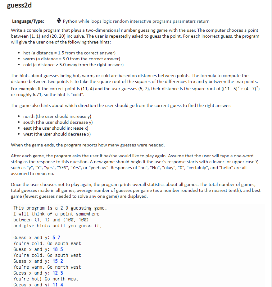 Solved Guess2d Languagetype Python While Loops Logic 8737