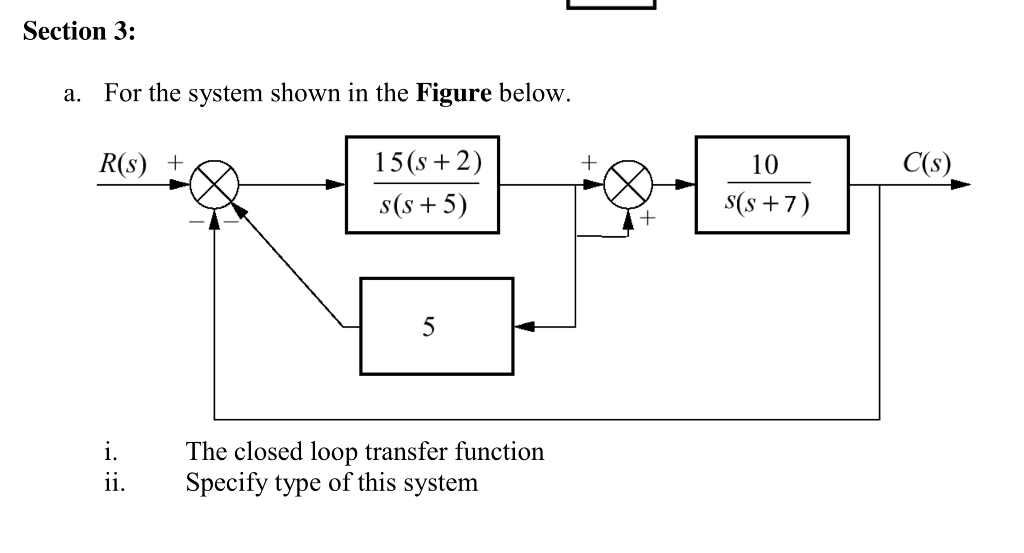 Solved iii. Static position error constant (Kp) and | Chegg.com