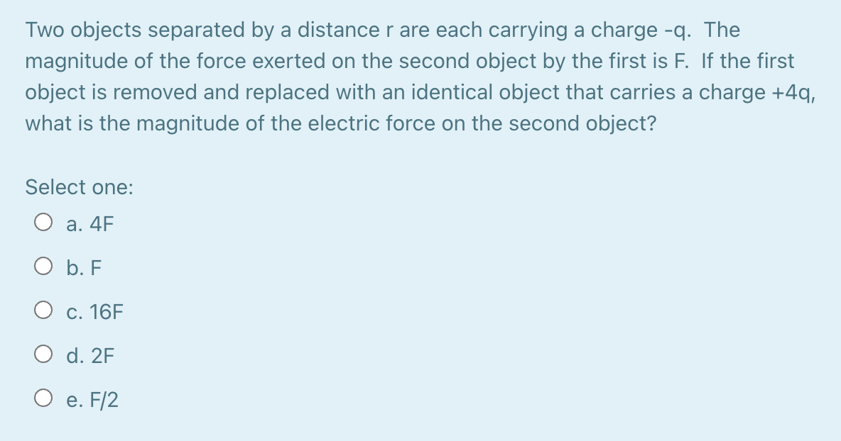 Solved Two objects separated by a distance r are each | Chegg.com