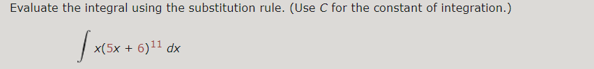 Solved Evaluate the integral using the substitution rule. | Chegg.com