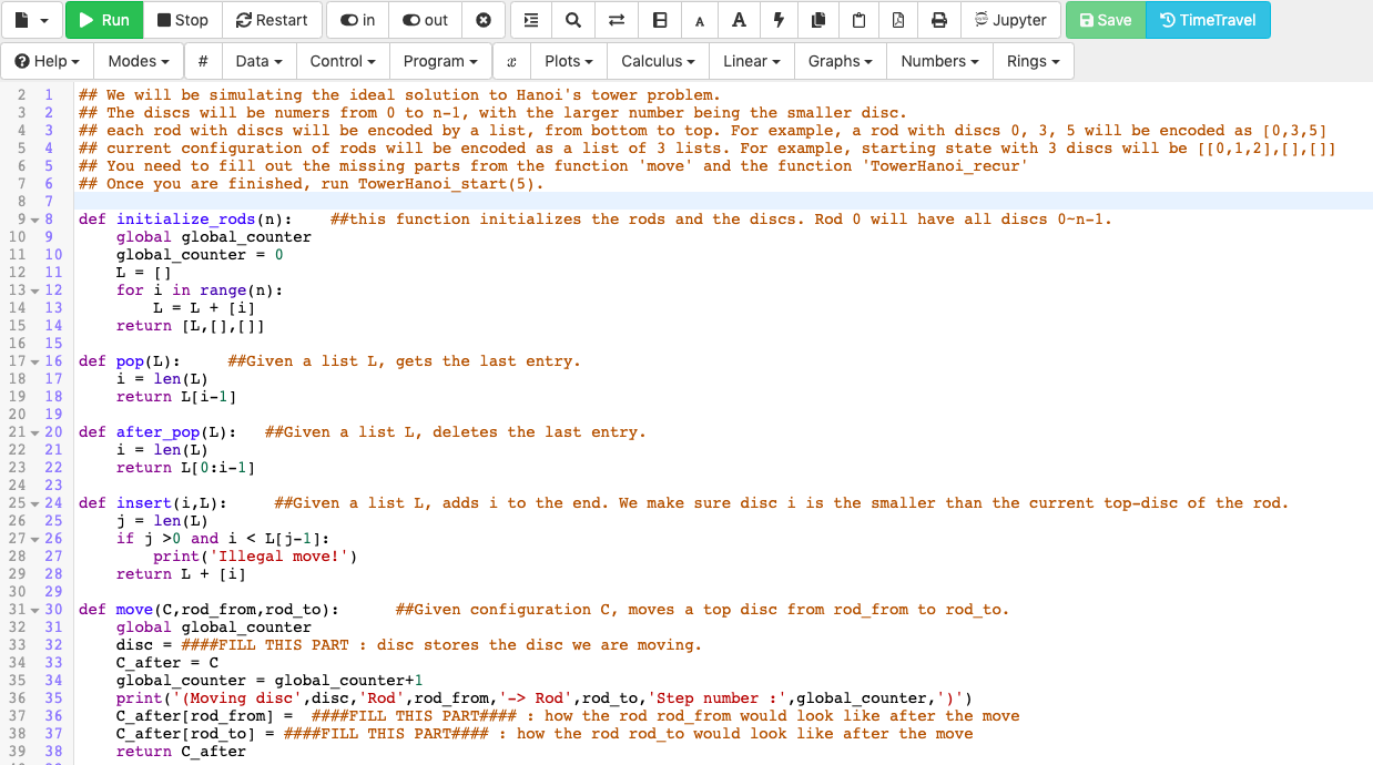 Solved Run Stop Restart O in O out X O B A A 4 u B Jupyter | Chegg.com