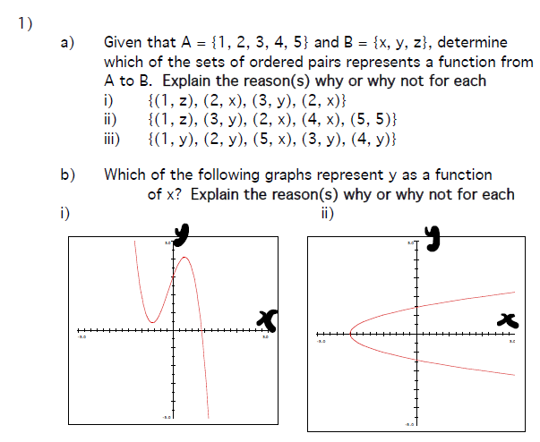 Solved a) ﻿Given that A={1,2,3,4,5} ﻿and B={x,y,z}, | Chegg.com