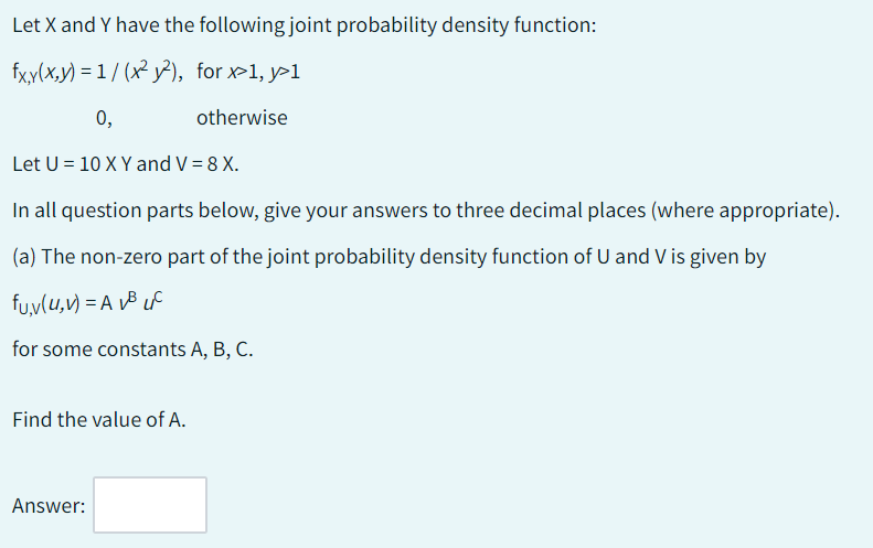 Solved Let X and Y have the following joint probability | Chegg.com