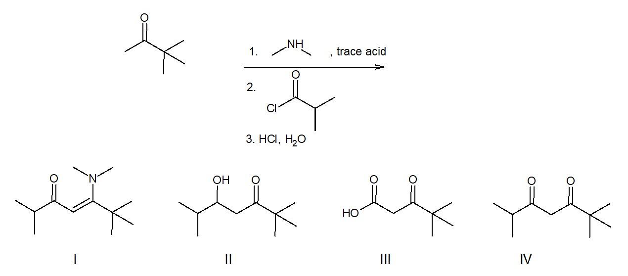 Solved NH 1. trace acid 2. . т 1. . 3. HCI, H,0 ОН НО II Ш | Chegg.com