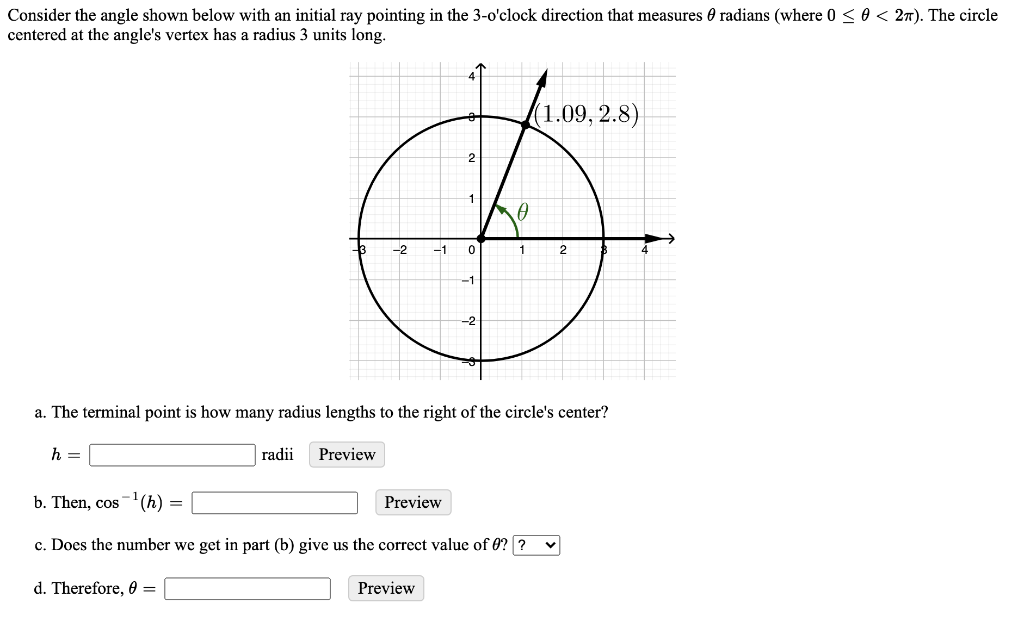 Solved Consider the angle shown below with an initial ray | Chegg.com