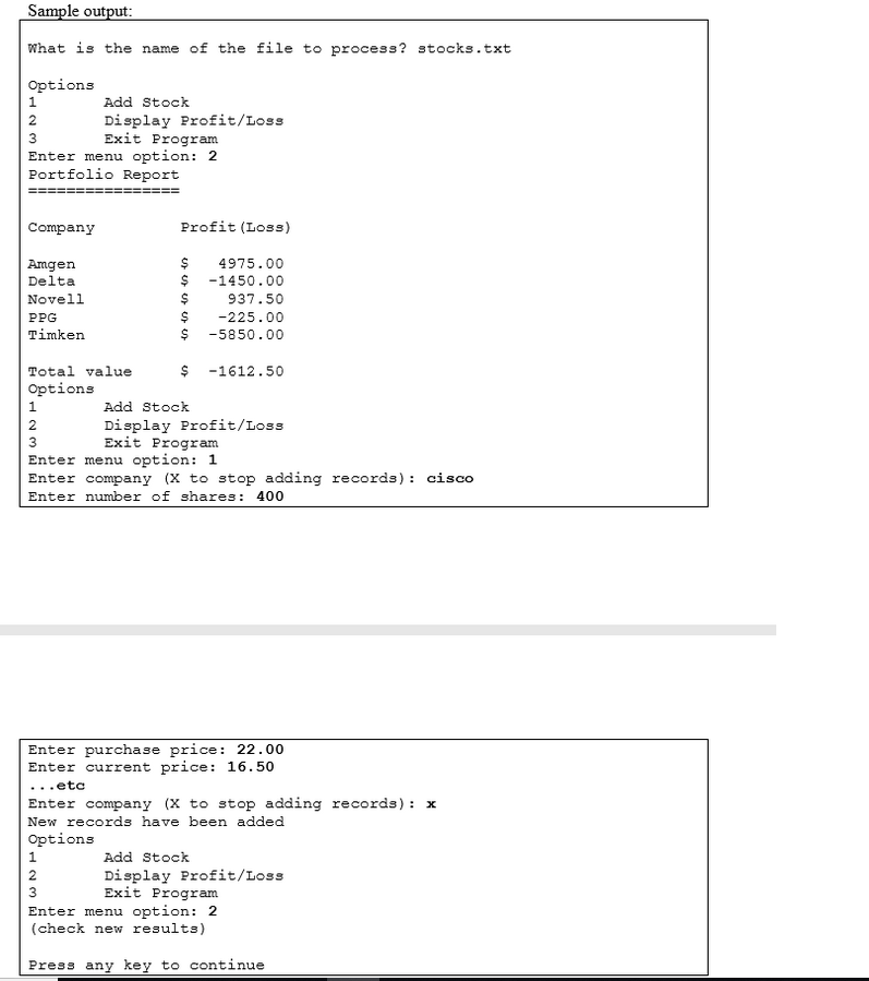 Problem 2 Create A Menu Driven Application That Uses 5315