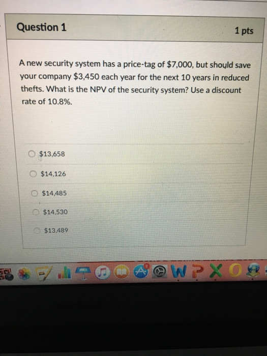 Solved Question 1 1 pts A new security system has a | Chegg.com