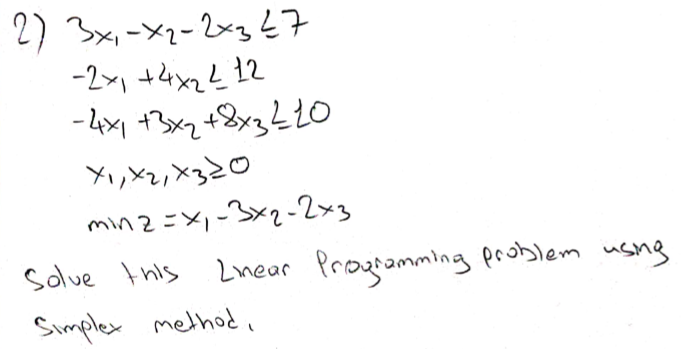 Solved 2) 3x,-X2-2x347 -2x + 4x2 2 12 - 4x +3x₂+8x3220 | Chegg.com