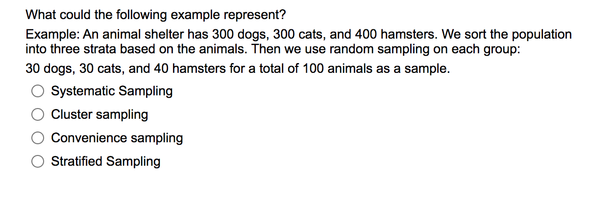 Solved What could the following example represent? Example: | Chegg.com