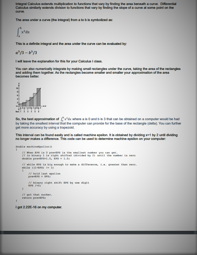 Solved Integral Calculus extends multiplication to functions | Chegg.com