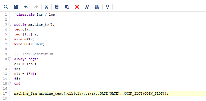 Design a vending-machine controller using Verilog | Chegg.com