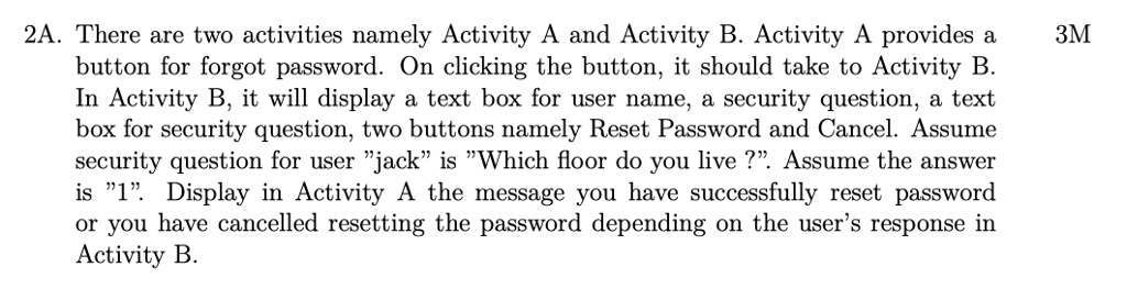 Solved Write An Android App Show Main Java File And Xml