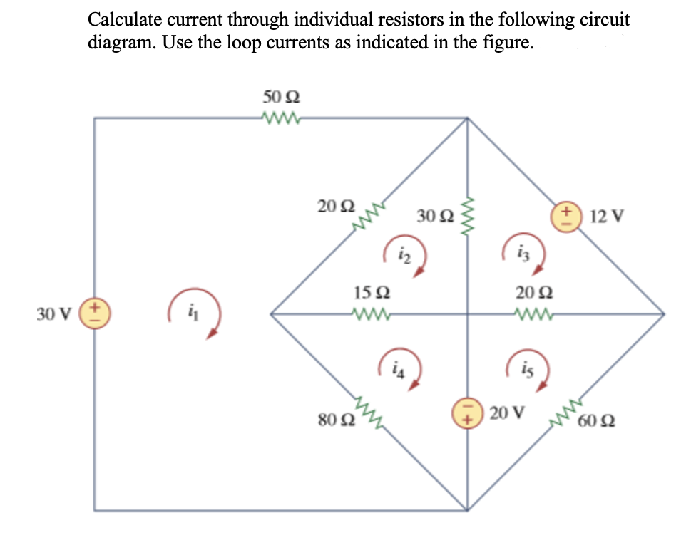 Solved Calculate Current Through Individual Resistors In The