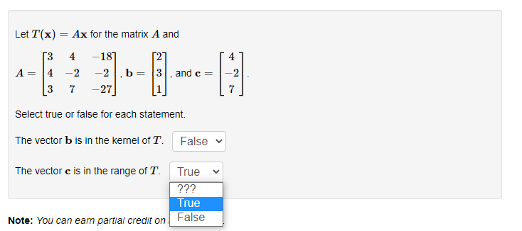 Solved Let T(x)=Ax for the matrix A and | Chegg.com