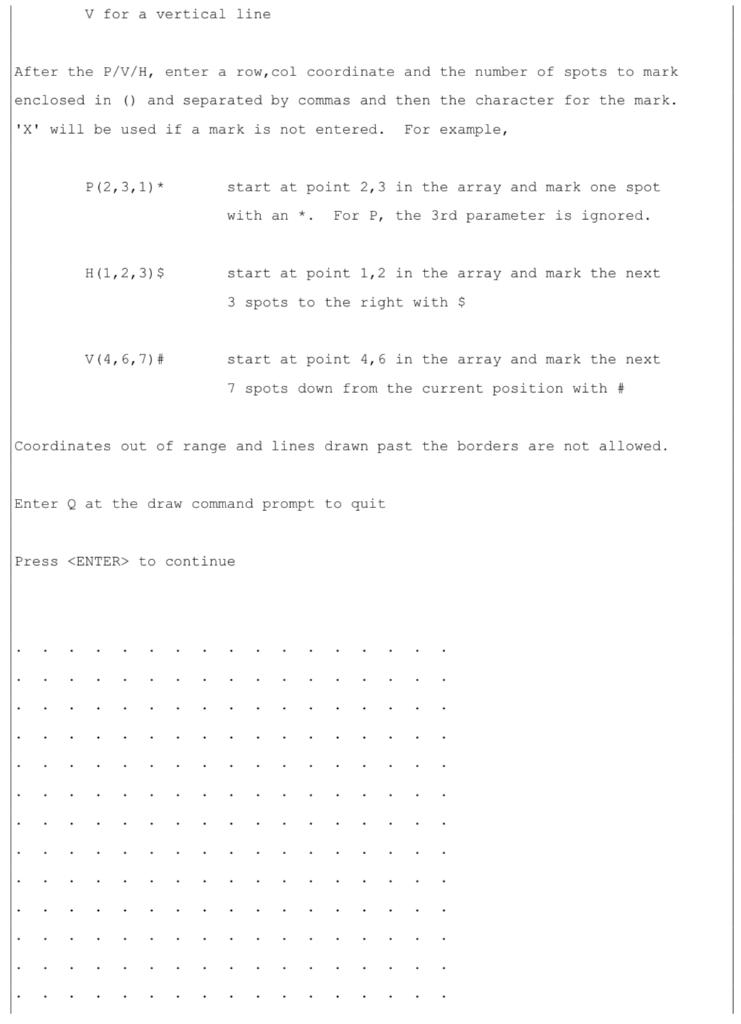 Solved The format and content of the output is not a | Chegg.com