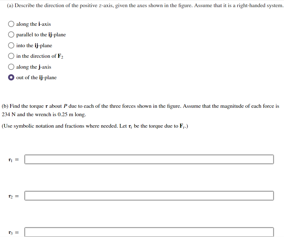 When a force F ﻿acts on an object at some distance r | Chegg.com
