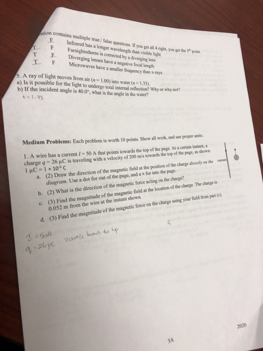 Solved contains multiple true/ false questions. If you get | Chegg.com