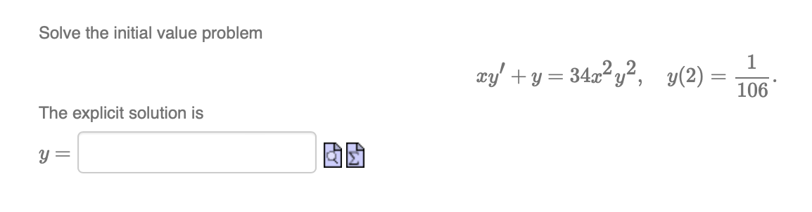 Solved Solve the initial value problem | Chegg.com