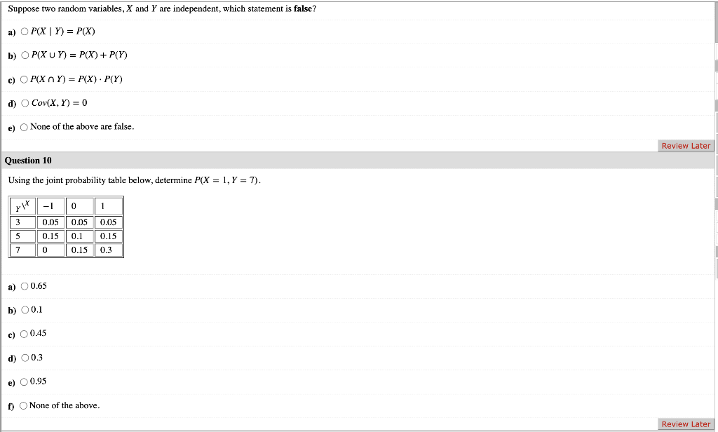 Solved Suppose two random variables, X and Y are | Chegg.com