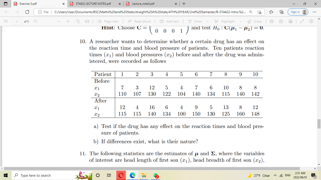 PDF Exercise 3.pdf X PDE ST4422 LECTURE NOTES.pdf PDF | Chegg.com